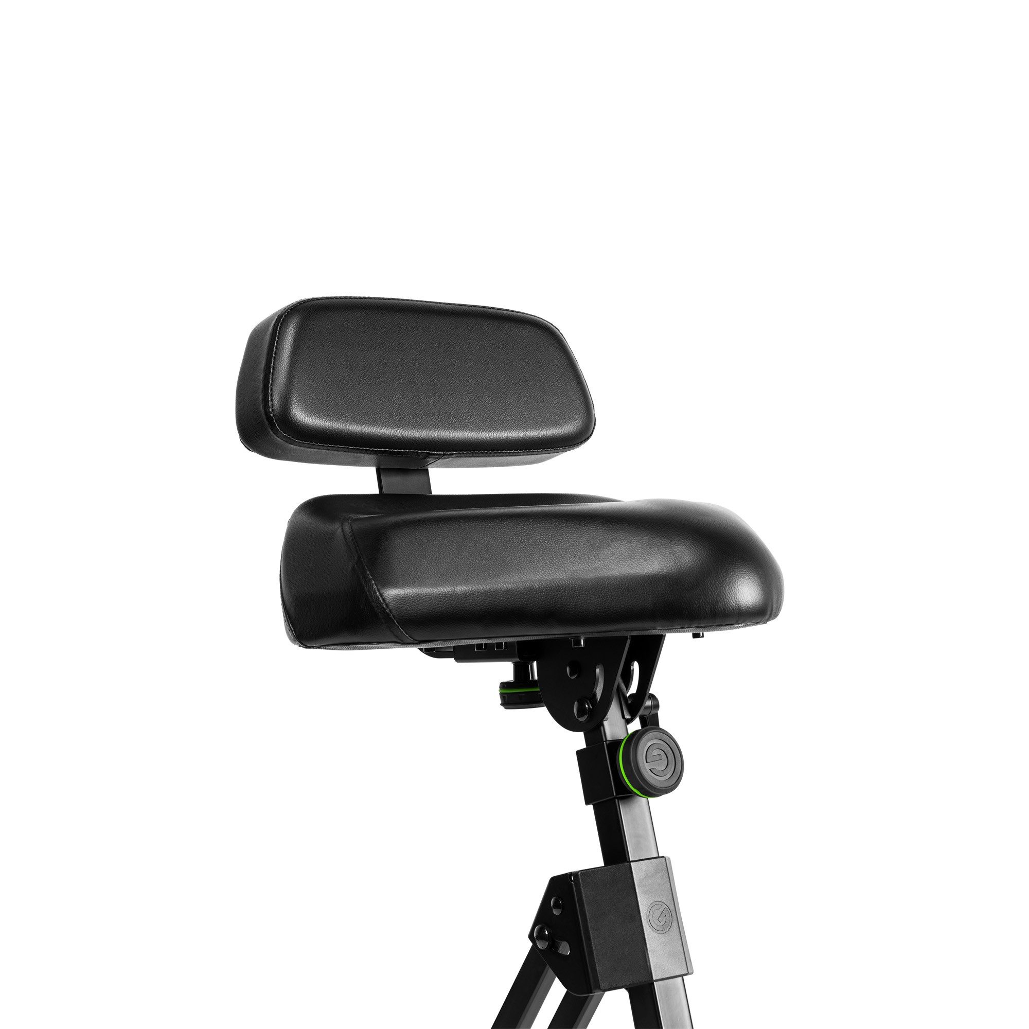 Height adjustable stool with foot and backrest - Tonezone