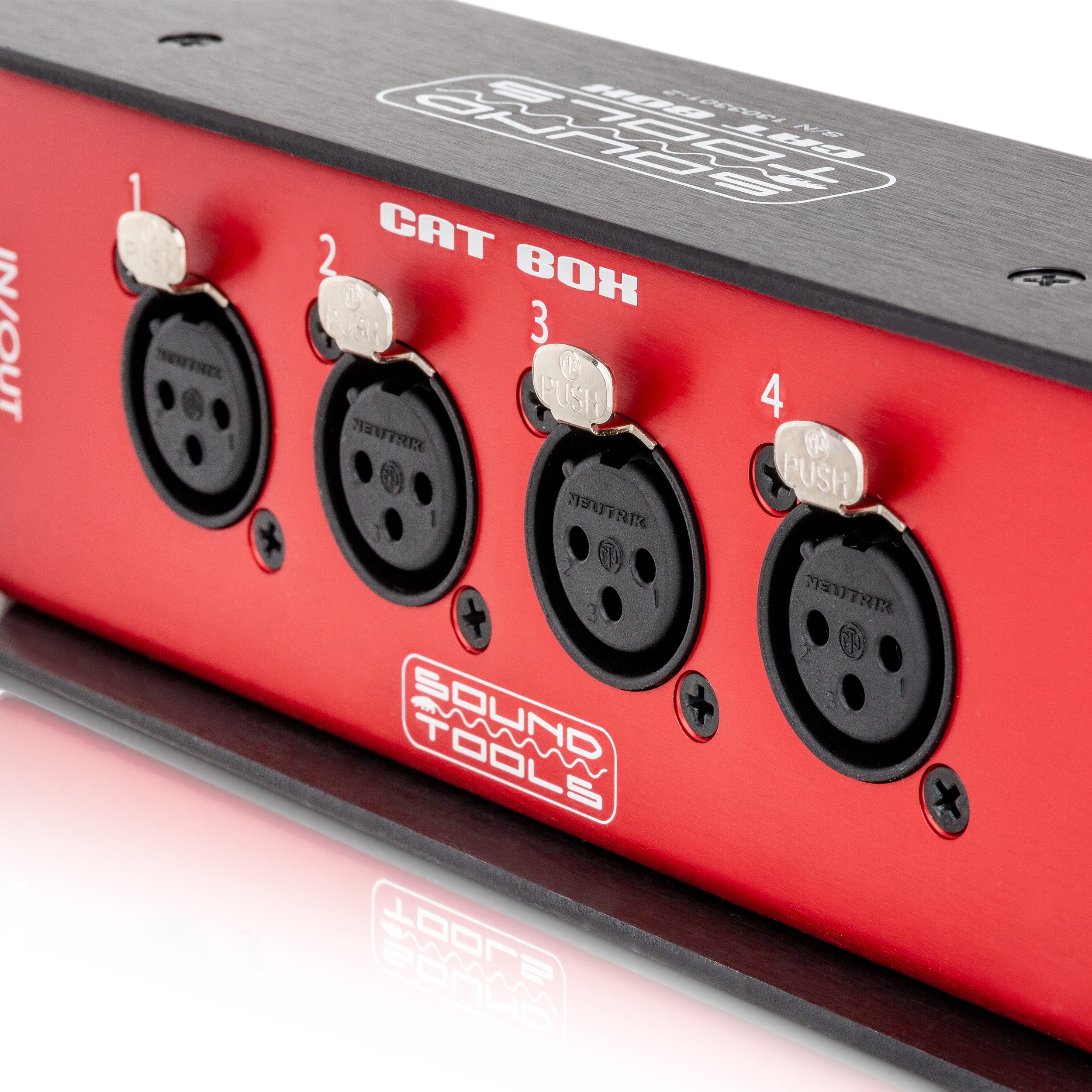 Female CAT BOX Analog Audio Over CAT5 Stage Box - Tonezone