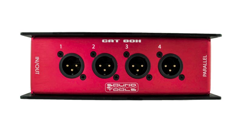Male CAT BOX Analog Audio Over CAT5 Stage Box - Tonezone