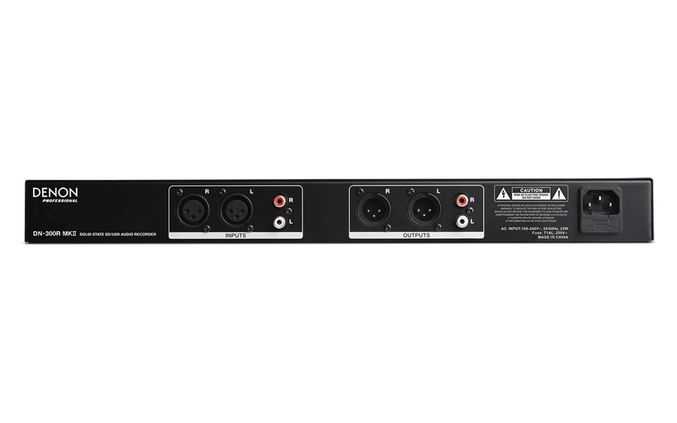 Denon Solid-State SD/USB Audio Recorder DN-300RMKII - Tonezone