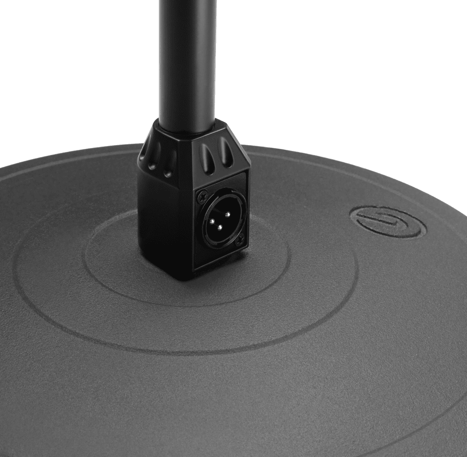 Microphone Stand with XLR Connector and Gooseneck - Tonezone